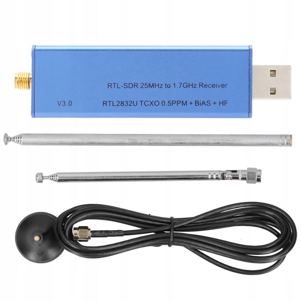 Odbiornik radiowy SDR RTL2832U R820T DAB FM - 12883252158 - oficjalne ...