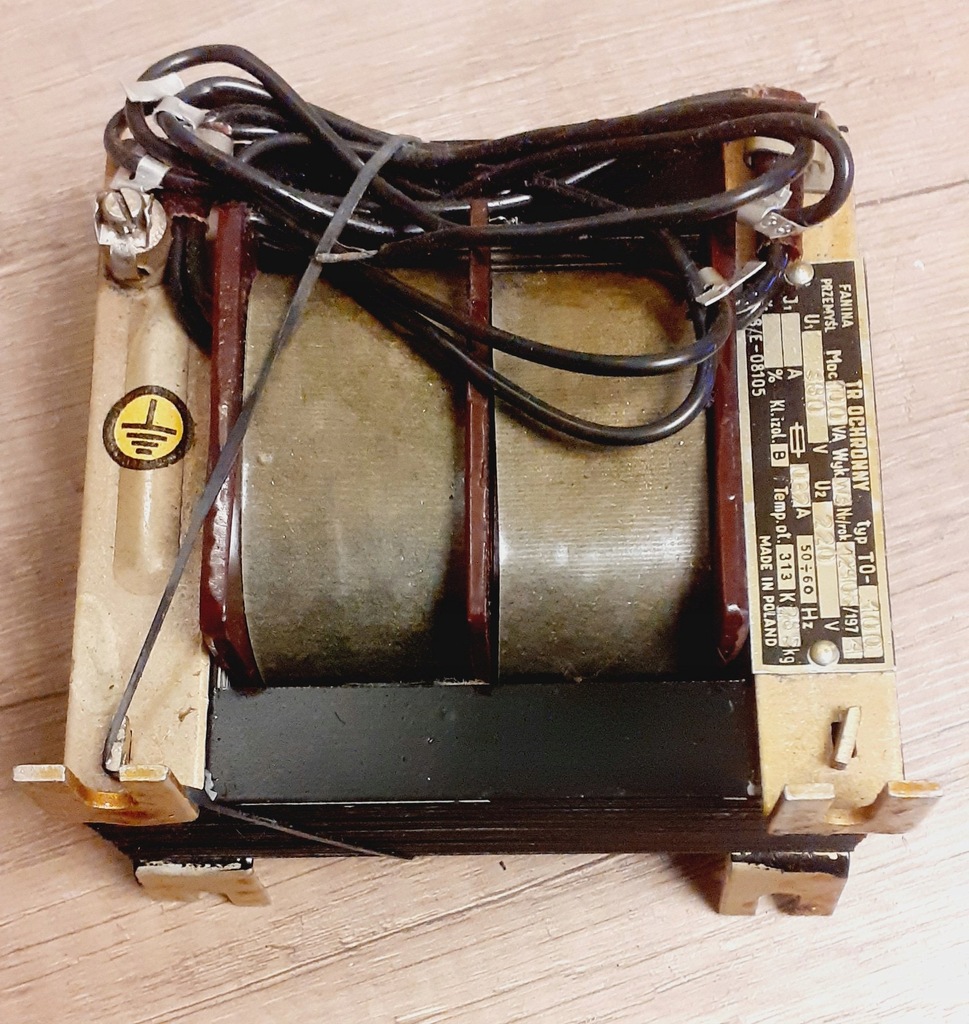 Transformator ochronny TO 400 U1-380V, U2-220V - 12908457100 - oficjalne archiwum Allegro