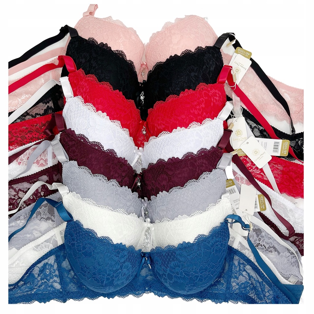 Biustonosz damskie koronkowe 95D wygodny stanik usztywniane HANA STORE - 13958772529 - oficjalne ...