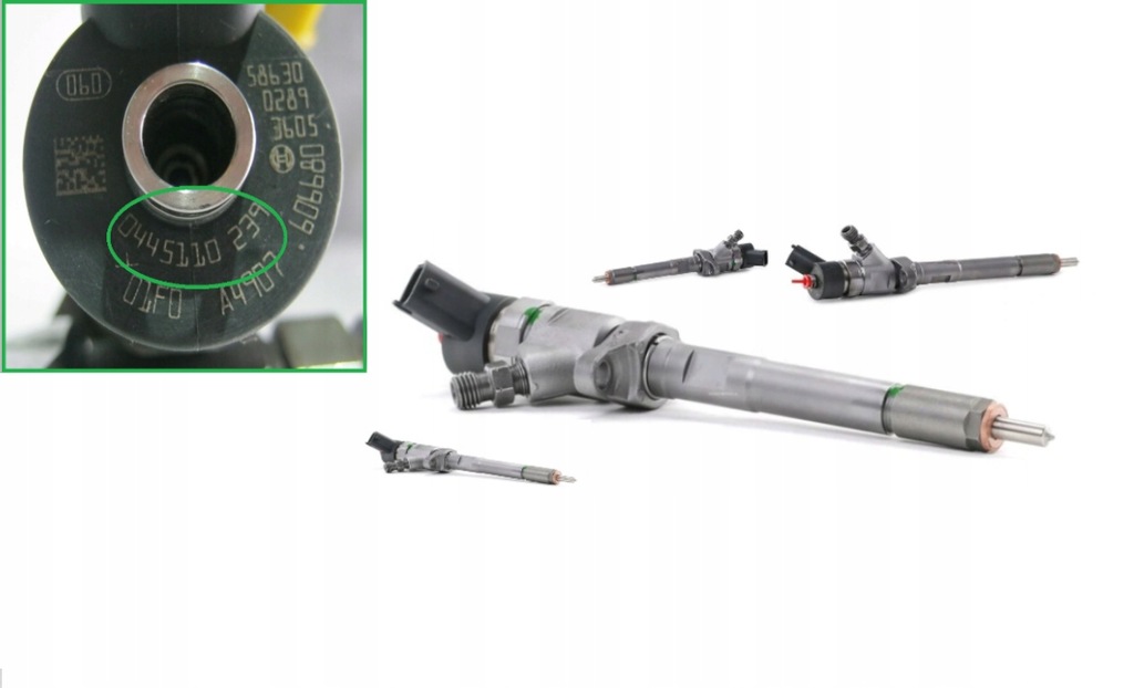 WTRYSKI CITROEN Expert 0445110239 1.6 HDI 4 SZT. - 12871800036 ...