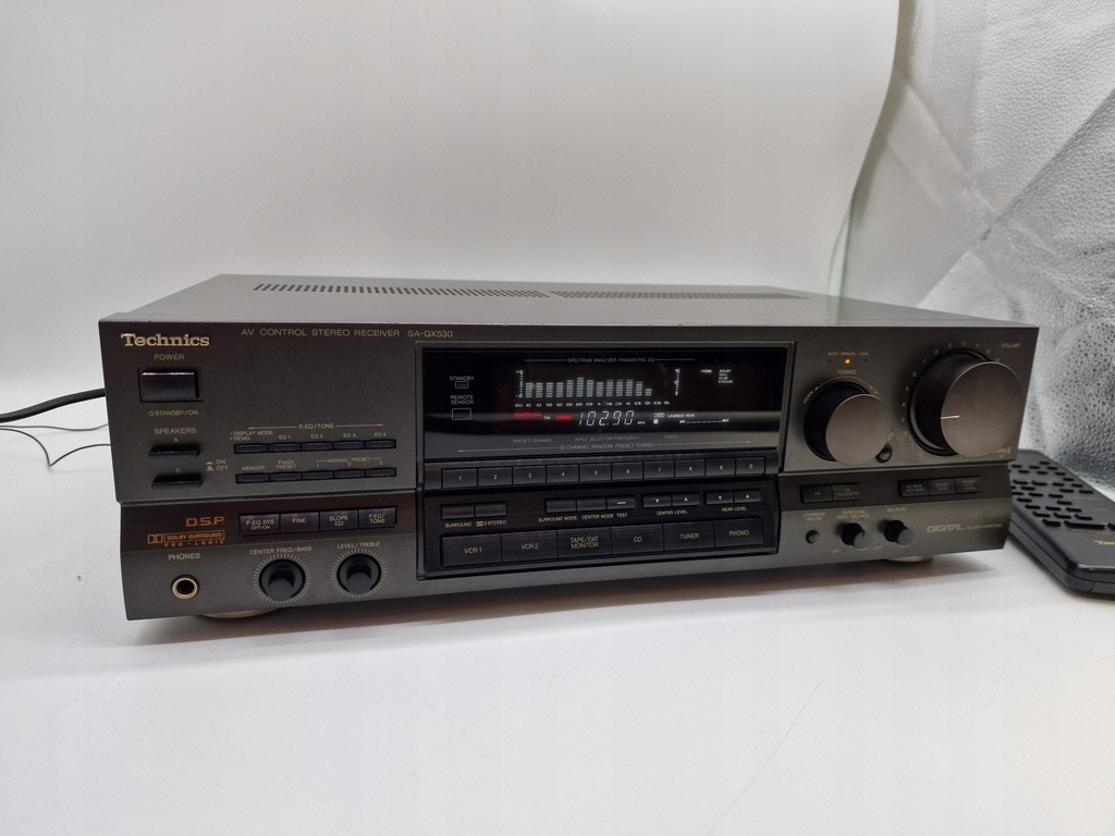 Technics SA-GX530 Topowy Amplituner + Pilot oryg! - 12627378859 - oficjalne archiwum Allegro