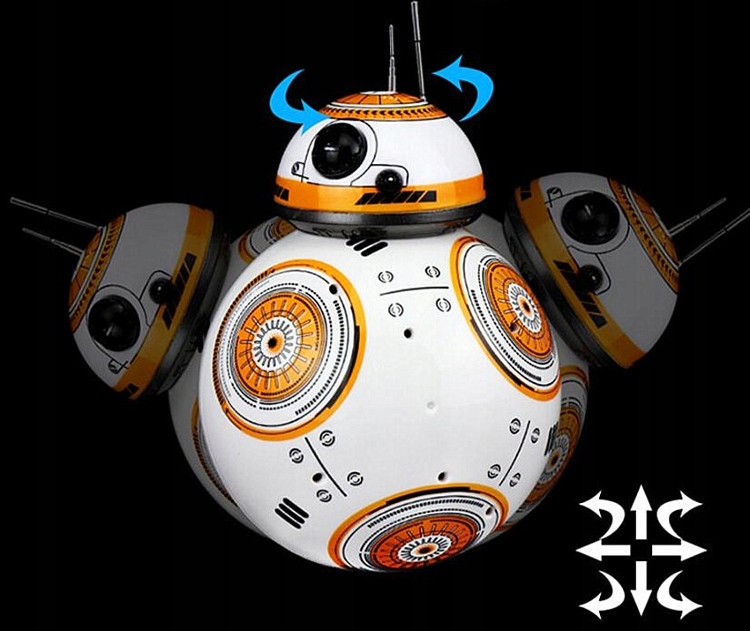 ROBOT BB-8 Droid Sterowany 2.4Ghz Star Wars Z190 - 7256053352 ...