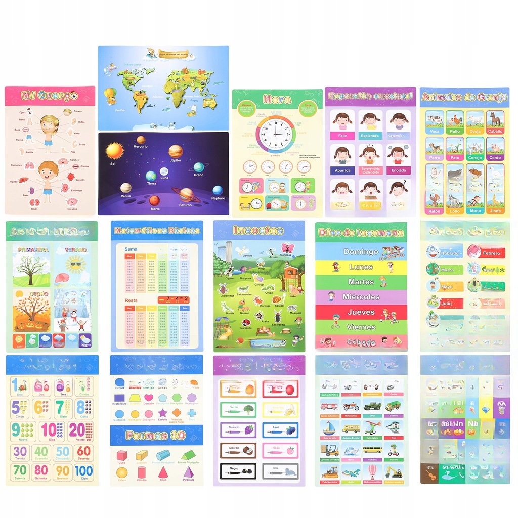 EARLY EDUCATION POSTER EDUCATIONAL WALL MAP - 15750875319 - oficjalne ...