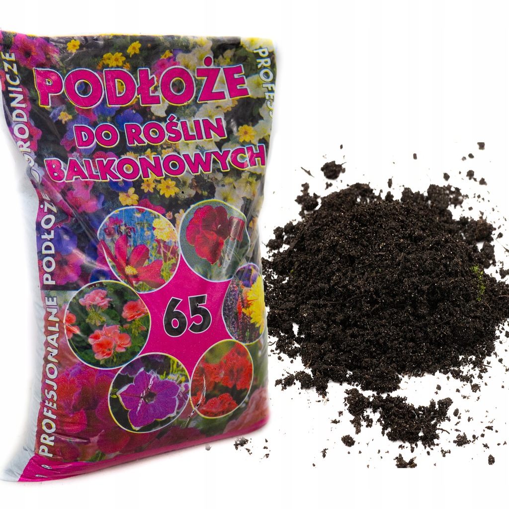 ZIEMIA DO PELARGONII I SURFINII podłoże nawóz - 10622580589 - oficjalne archiwum Allegro