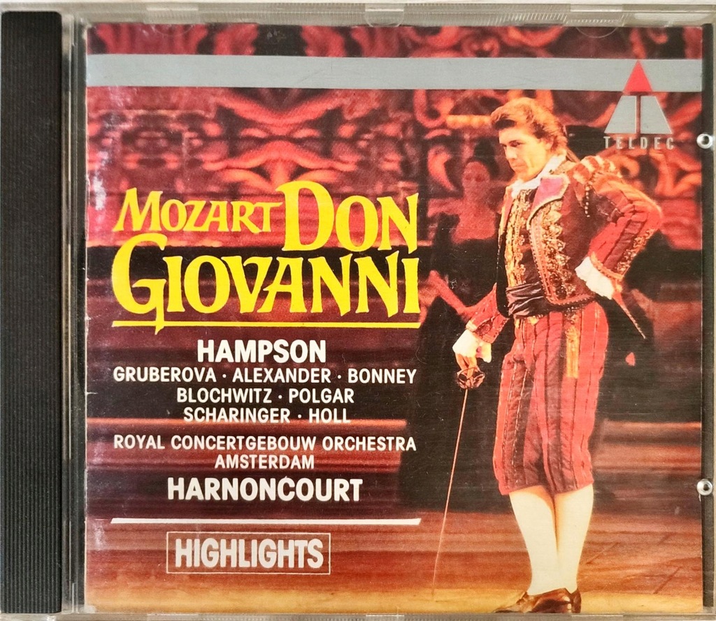 CD MOZART DON GIOVANNI HIGHLIGHTS HARNONCOURT - 13079693988 - oficjalne archiwum Allegro