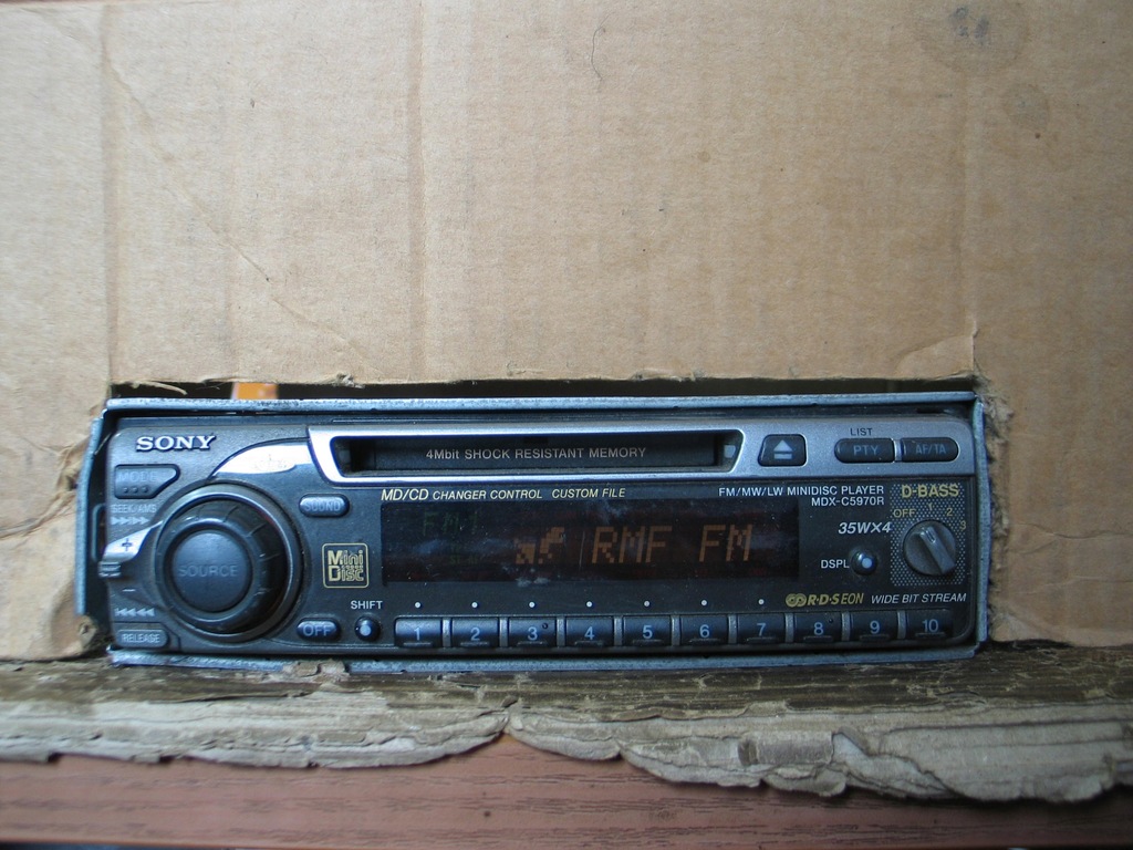 radio minidisc mini disc sony MDX-C5970r - 12559255390 - oficjalne archiwum Allegro