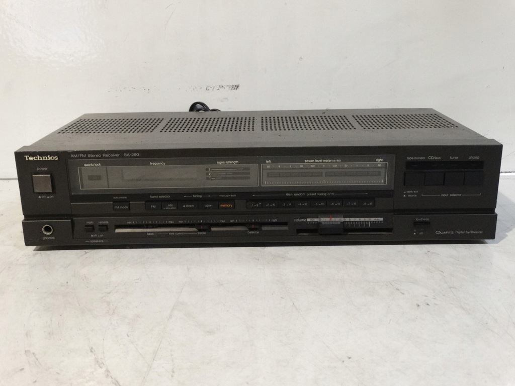 TECHNICS SA-290 - AMPLITUNER - - 11817899216 - oficjalne archiwum Allegro