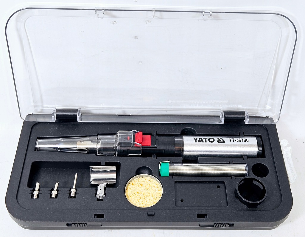 LUTOWNICA GAZOWA OPALARKA 3w1 PALNIK 125W YATO YT-36706 - 17355784817 - oficjalne archiwum Allegro