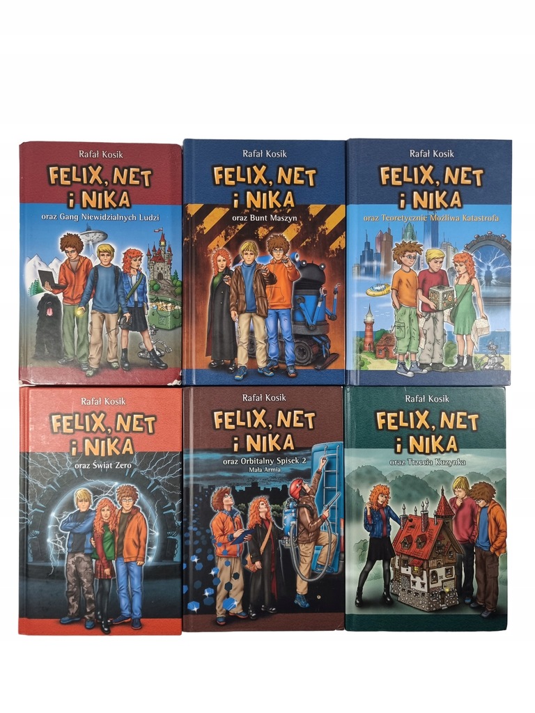 Felix, Net i Nika / zestaw 6 książek / Rafał Kosik - 13648252814 ...