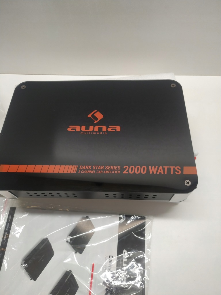 Wzmacniacz samochodowy 2-kanałowy Auna 2000 W - 12257230232 - oficjalne archiwum Allegro