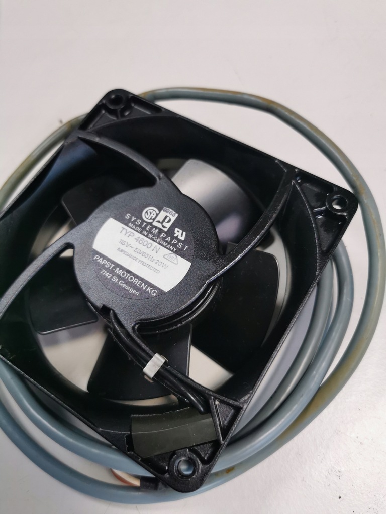 Wentylator SYSTEM PAPST TYP 4600N 20W metal - 11390158288 - oficjalne ...
