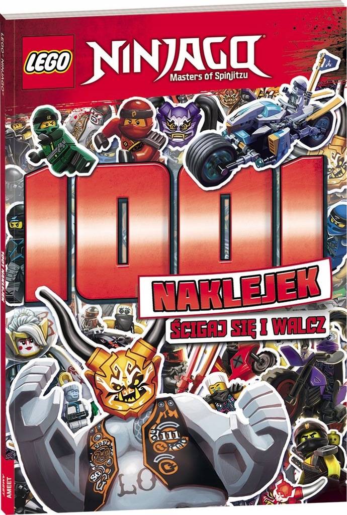 Lego Ninjago 1001 Naklejek Ścigaj się i walcz - 12682679898 - oficjalne ...