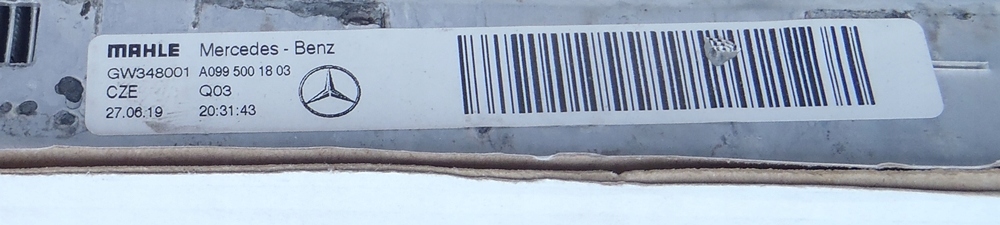 CHŁODNICA MERCEDES S 222/ E 213 - 8921627728 - oficjalne archiwum Allegro