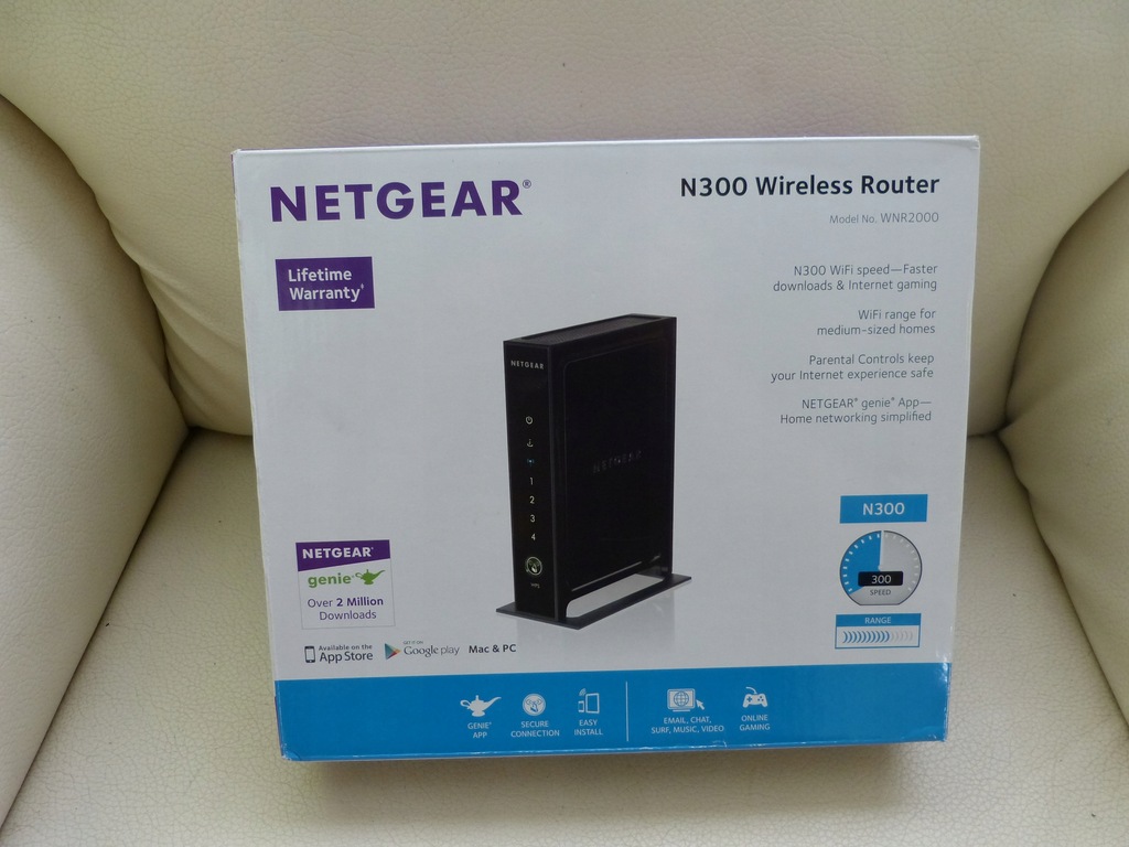 100% ORYGINALNY NOWY ROUTER NETGEAR N 300 WNR2000 - 11441613810 ...