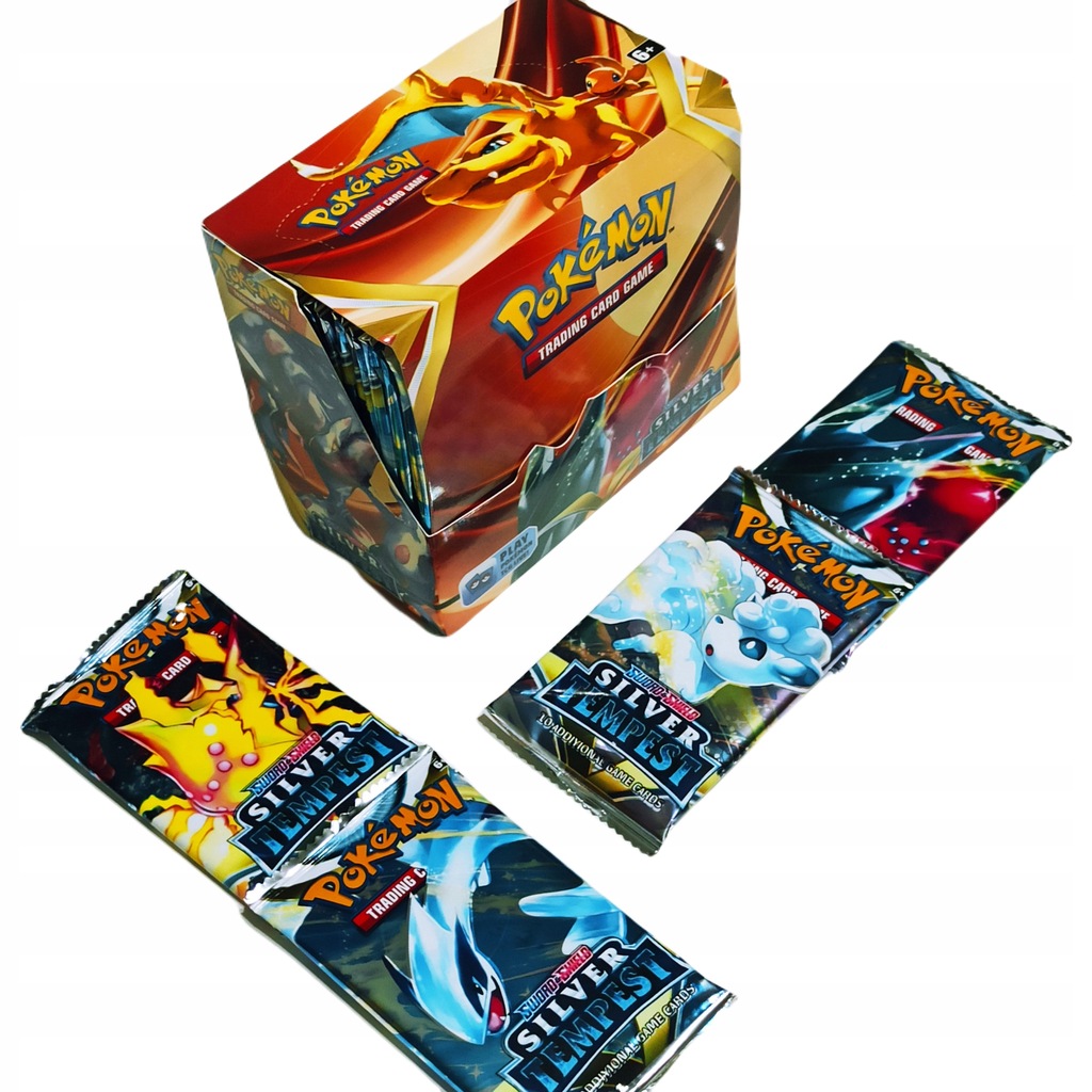 POKEMON SILVER TEMPEST KARTY DO GRY BOX 360 KART - 13251496120 ...