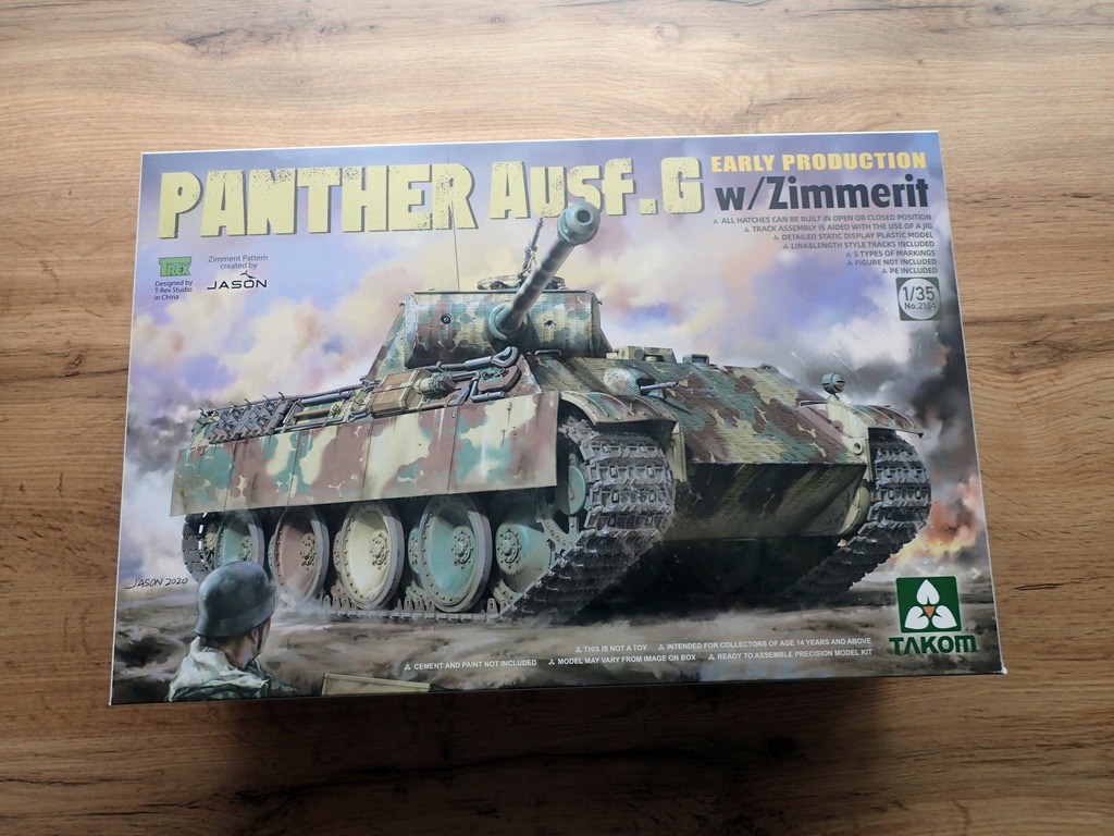 Takom 2134 Panther Ausf.G Early Prod. Zimmerit - 12547988218 ...