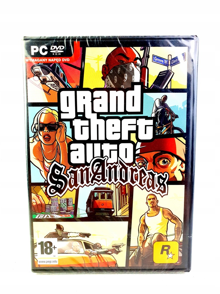 Купить GTA SAN ANDREAS GRAND THEFT AUTO SA PC ENG: отзывы, фото и ...