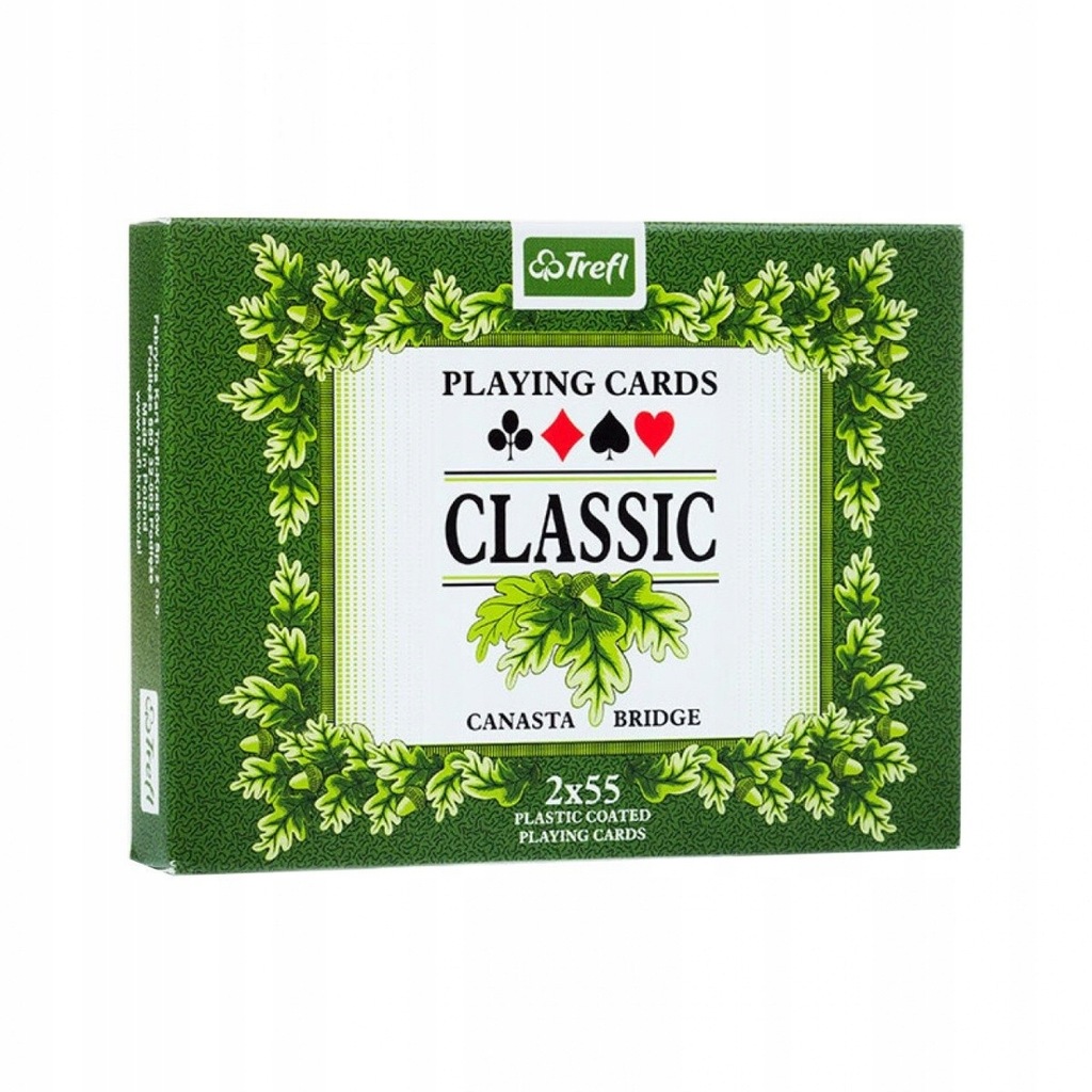 Klasyczne Karty do Gry TREFL 2x55 Classic OKAZJA!! - 12733119023 ...