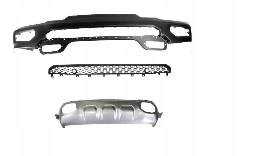 DODGE RAM REBEL 19- ZDERZAK PRZEDNI GÓRA + DÓŁ - 13344874913 ...