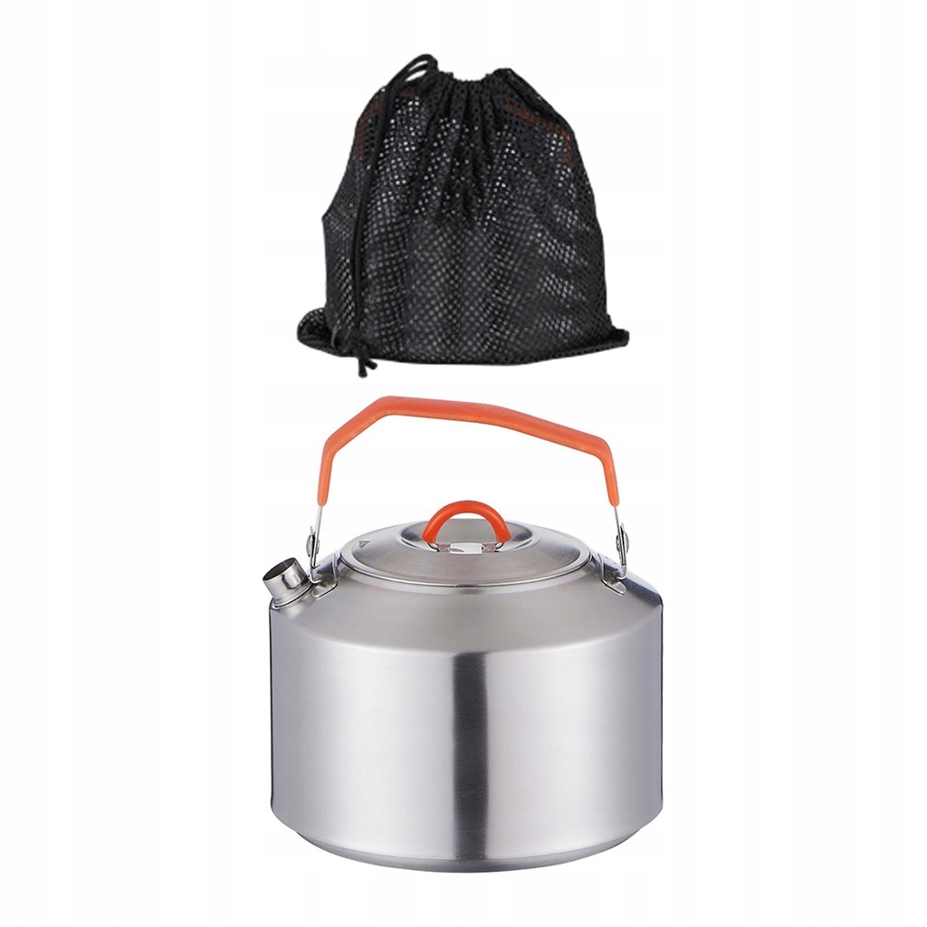 Camping Water Kettle Camp Tea Pot Kitchenware Short Spout Tea Kettle 1 ...