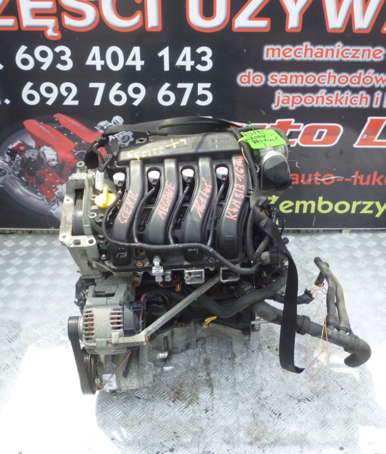 SILNIK RENAULT MEGANE 1.6 16V K4M 813 161 TYS - 13876620435 - oficjalne archiwum Allegro