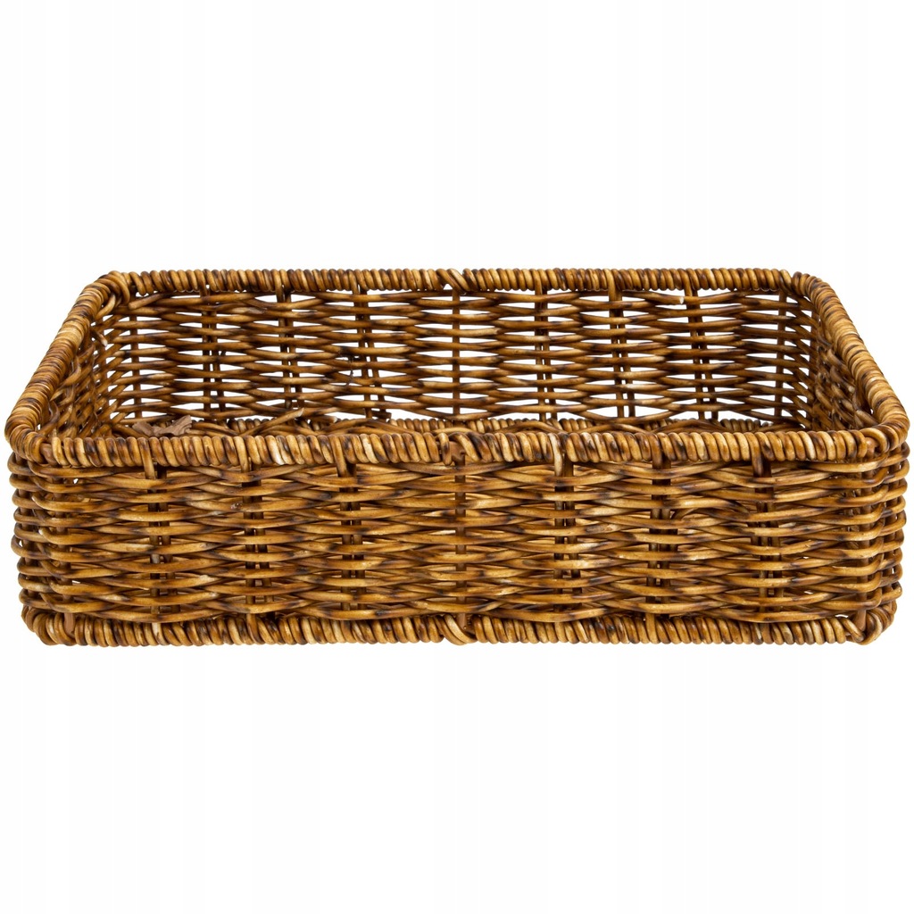 Cutlery Storage Basket Plastic Tray Woven Rattan - 14058881307 ...