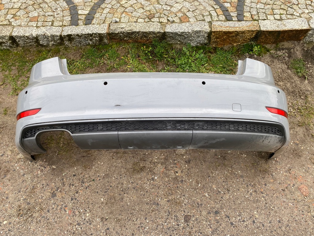 AUDI A3 SEDAN 8V5 S LINE ZDERZAK TYŁ SPOILER 8V - 12401990859 - oficjalne archiwum Allegro