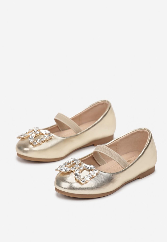 Born2Be Złote Balerinki 26 Ekoskóra Elegancki - 13381699608 - oficjalne ...