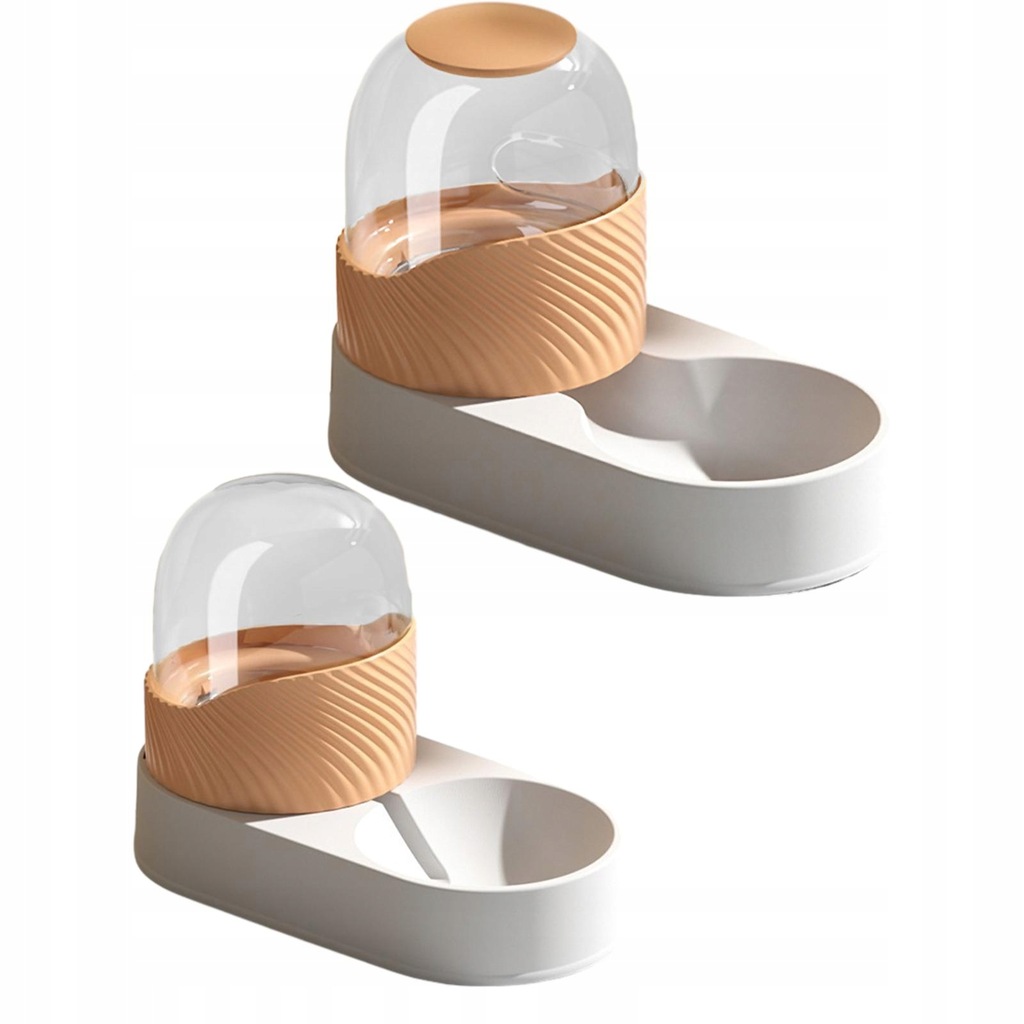 Automatic Gravity Dog Feeder Set Visible Window 3.5L Dogs Cats Food ...