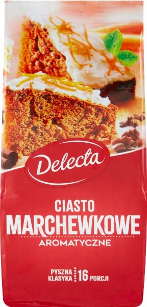 DELECTA CIASTO MARCHEWKOWE MIESZANKA DO WYPIEKU - 12243328921 ...