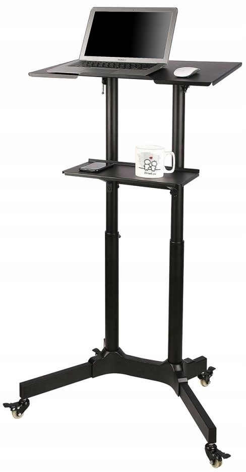 SKŁADANY STOLIK BIURKO POD LAPTOPA PC NA KÓŁKACH - 7671089290 ...