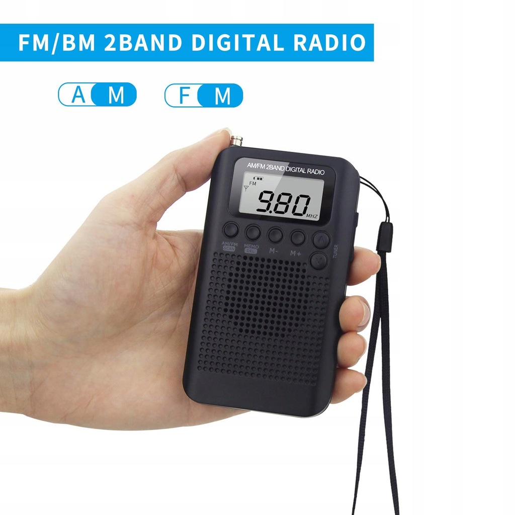 Kieszonkowe radio Mini przenośne radio Cyfrowe - 8406182066 - oficjalne archiwum Allegro