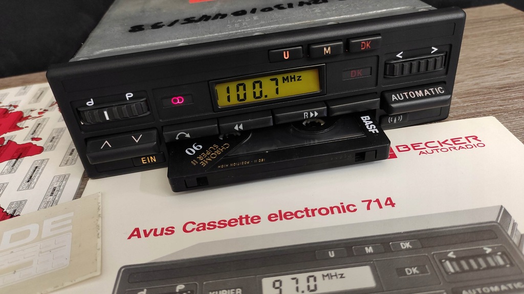 Radio MERCEDES R107 W126 BECKER W201 R129 W140 124 - 12807859705 ...