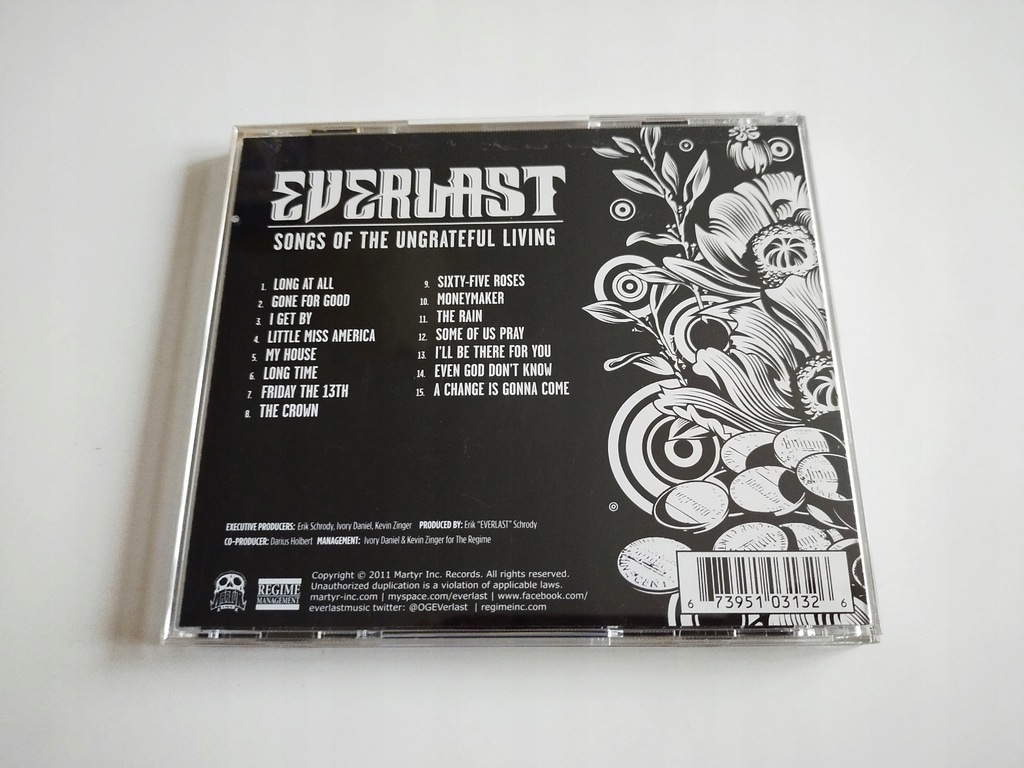 Everlast – Songs Of The Ungrateful Living CD(A78) - 13224342852 ...