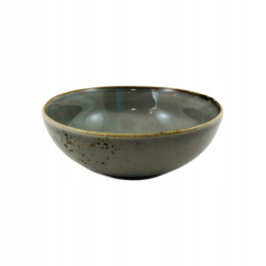 SIAKI MISKA 500ML BULIONÓWKA GLAZURA SZARA CERAMIK - 11435933390 ...