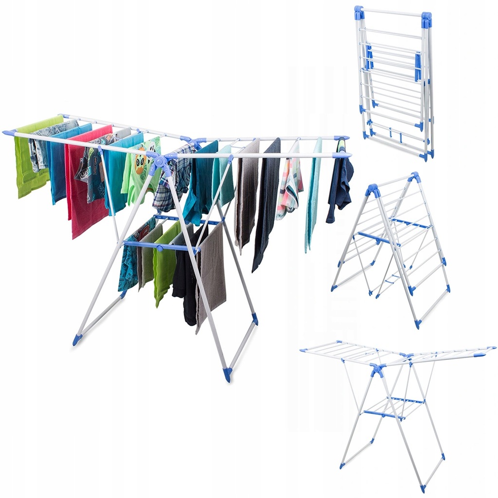 Suszarka na pranie bieliznę składana dwupoziomowa - 12196684159 ...
