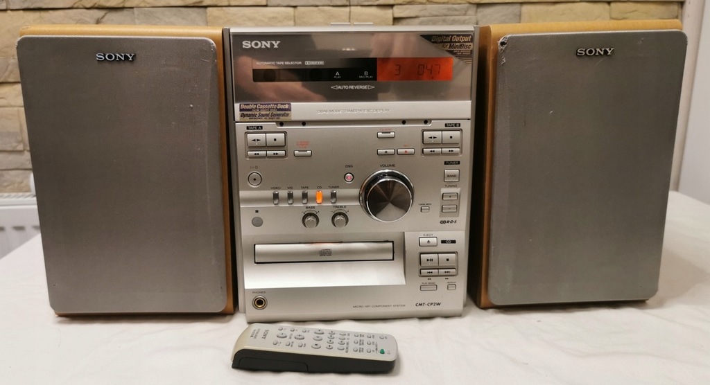 WIEŻA SONY CMT-CP2W+KOLUMNY+PILOT - 17106125654 - oficjalne archiwum Allegro