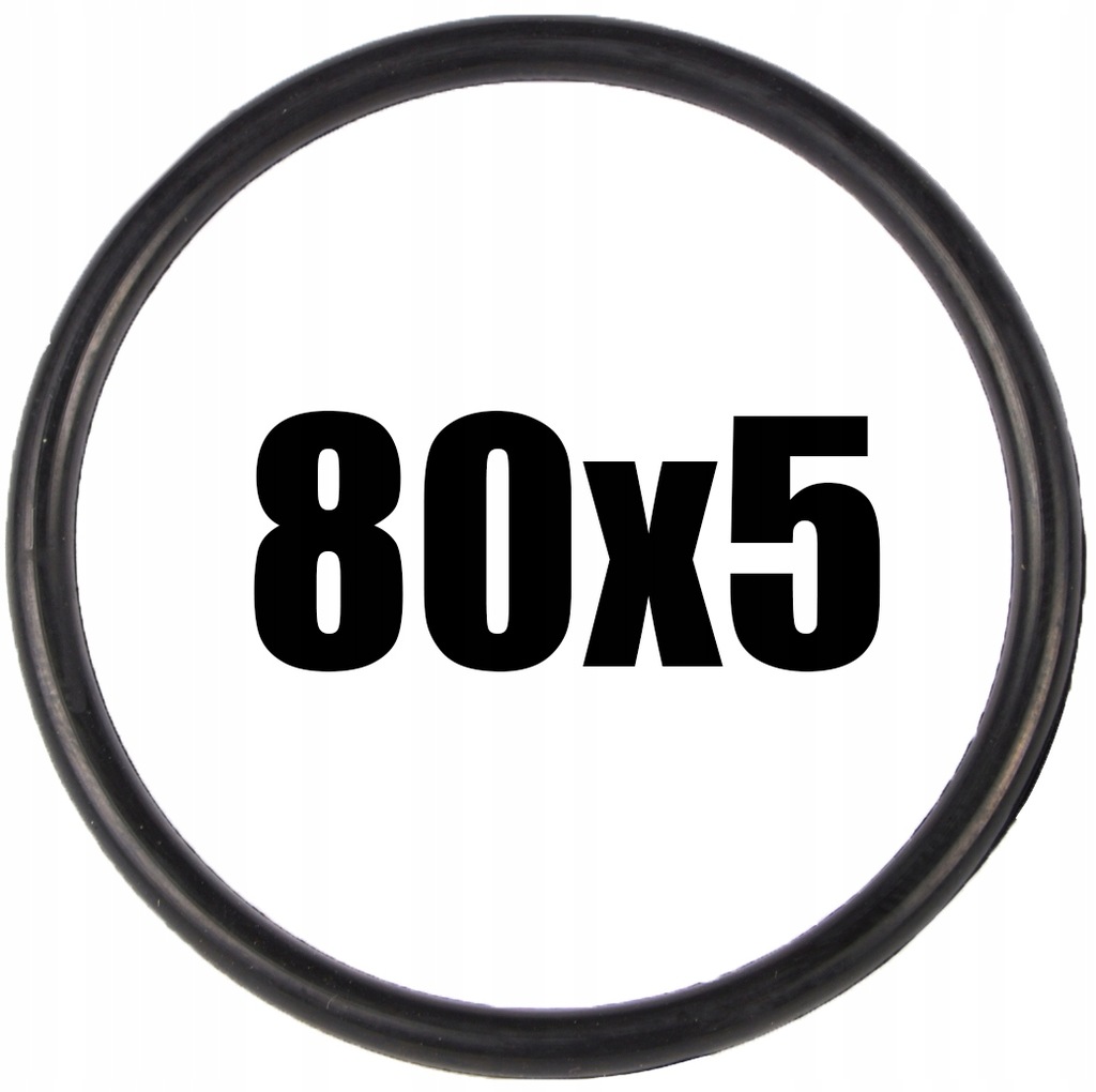 Oring gumowy 80x5 olejoodporny uszczelka 80*5 80/5 - 9138619125 ...