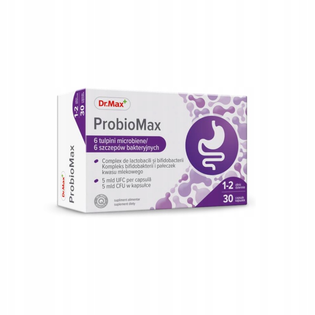 ProbioMax Dr.Max probiotyk 6 szczepów bakteryjnych - 14288229997 ...