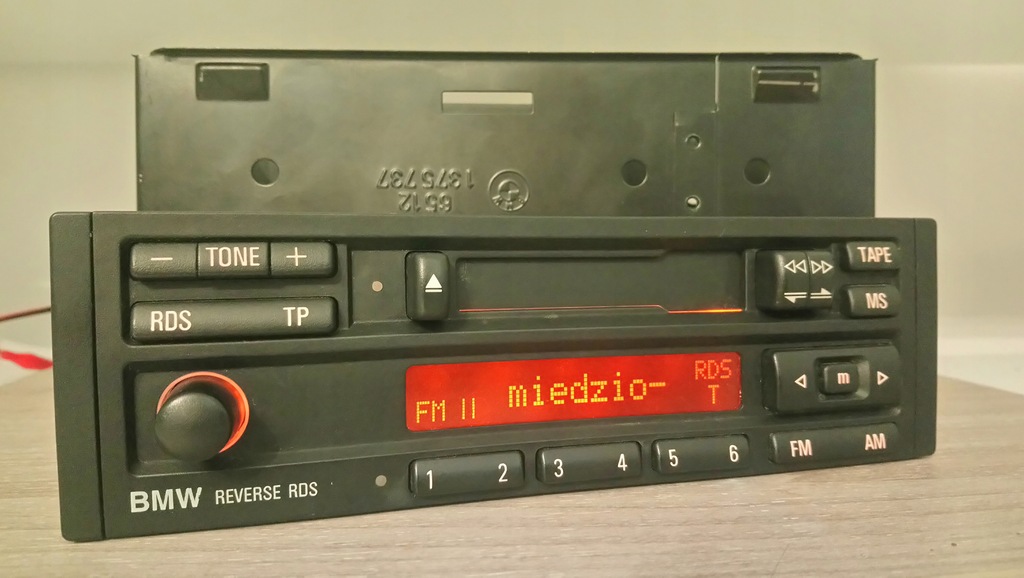 RADIO BMW REVERSE RDS BMW 3 E36 Z3 E32 E34 M3 M5 - 12480483940 - oficjalne archiwum Allegro
