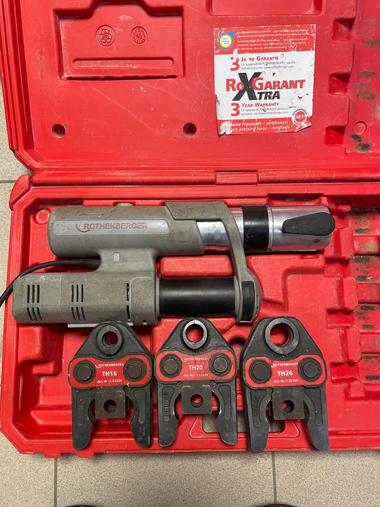 Zaciskarka prasa do rur Rothenberger ROMAX AC ECO - 11854088309 ...
