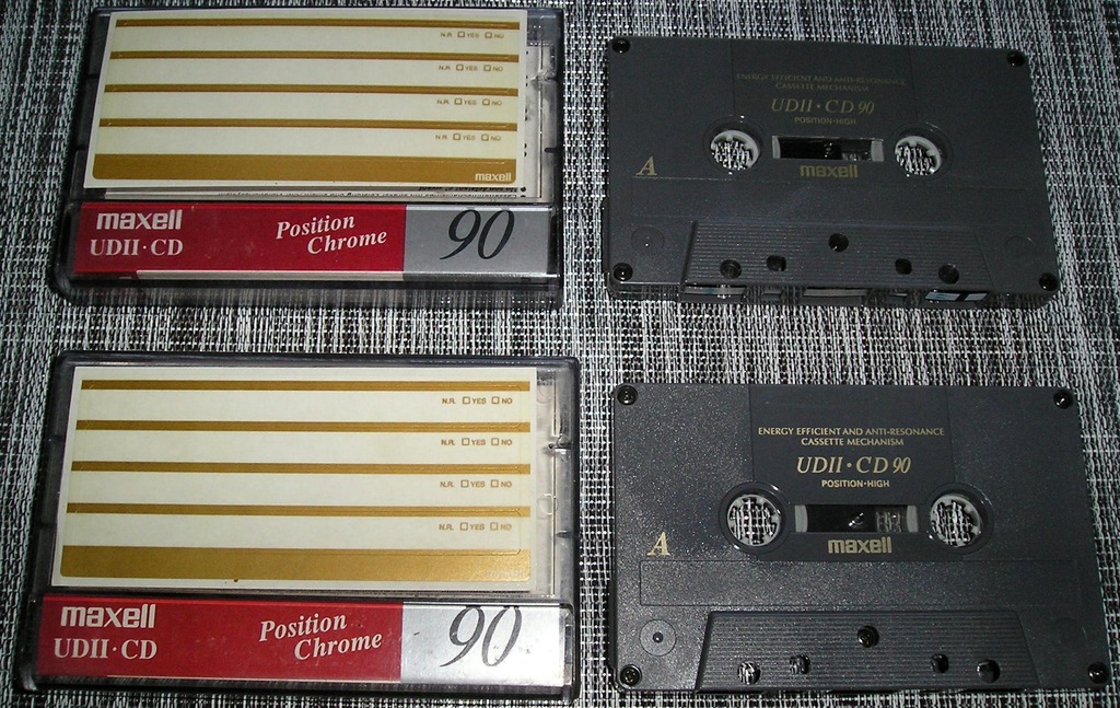 Kaseta magnetofonowa MAXELL UD II - 90 Chrom - 12737980925 - oficjalne archiwum Allegro
