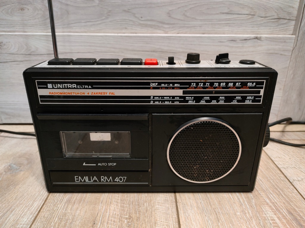 Radiomagnetofon UNITRA ELTRA EMILIA RM 407 - 13451144078 - oficjalne ...