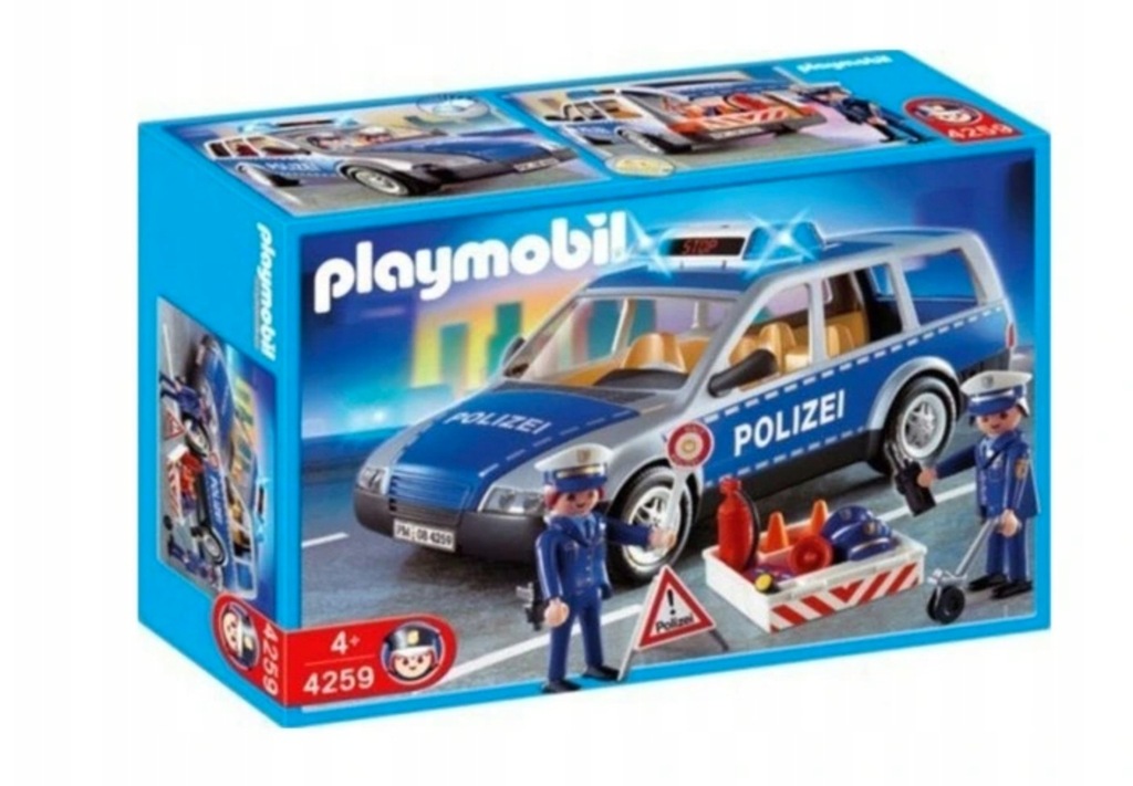 Playmobil 4259 Radiowóz Policyjny Policja Auto - 12768958406 ...