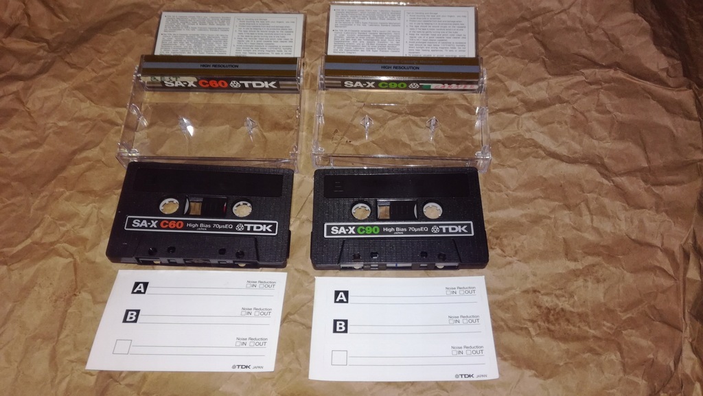 Kaseta magnetofonowa TDK SA-X C90 - 8586012555 - oficjalne archiwum Allegro