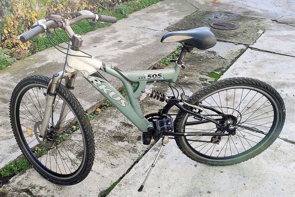 ROWER ARKUS RAMA ALUMINIOWA 18 Koła 26 HT 505 BRAKE DISK SUPPORT ALLOY ...