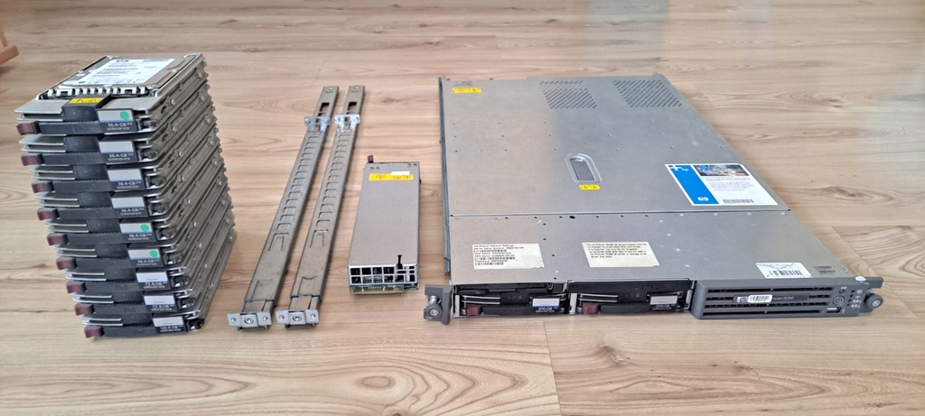 HP ProLiant DL360 G4p + Dyski - 11328475772 - oficjalne archiwum Allegro