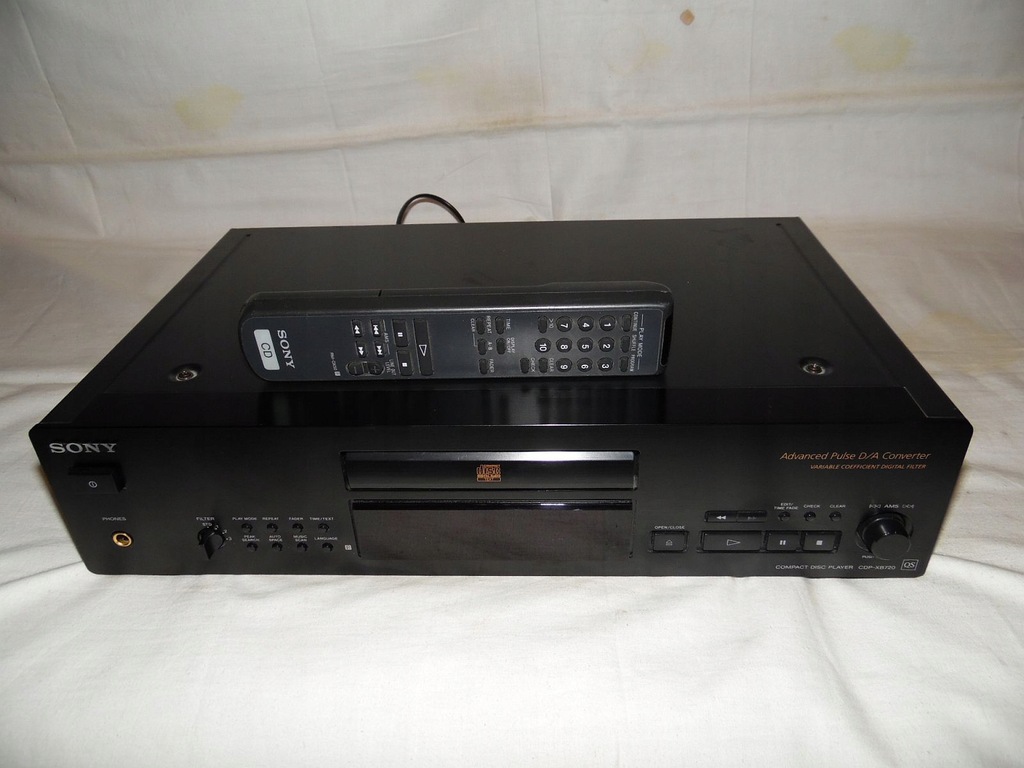 Odtwarzacz CD Sony CDP-XB720 QS z CD-Text z pilotem - 14533974790 - oficjalne archiwum Allegro