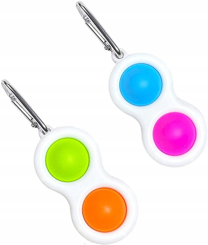PUSH-POP POP IT breloczek BUBBLE DUO antystresowy - 11104083684 ...