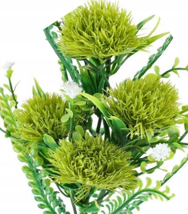 Oset bukiet ozdobny KWIATY Green - 14338506742 - oficjalne archiwum Allegro